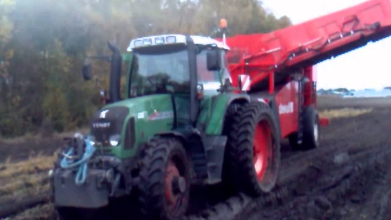 Fendt 413 Vario en Dewulf - Trekkerweb.nl - YouTube