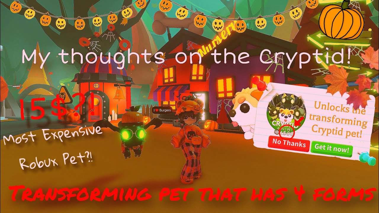 Is the Cryptid pet worth it? from Adopt Me- Roblox - YouTube