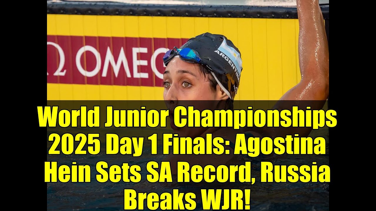 World Junior Championships 2025 Day 1 Finals: Agostina Hein Sets SA ...