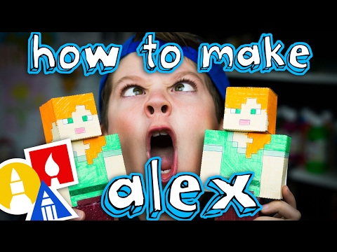 How To Make Papercraft Alex From Minecraft | Safe Videos for Kids