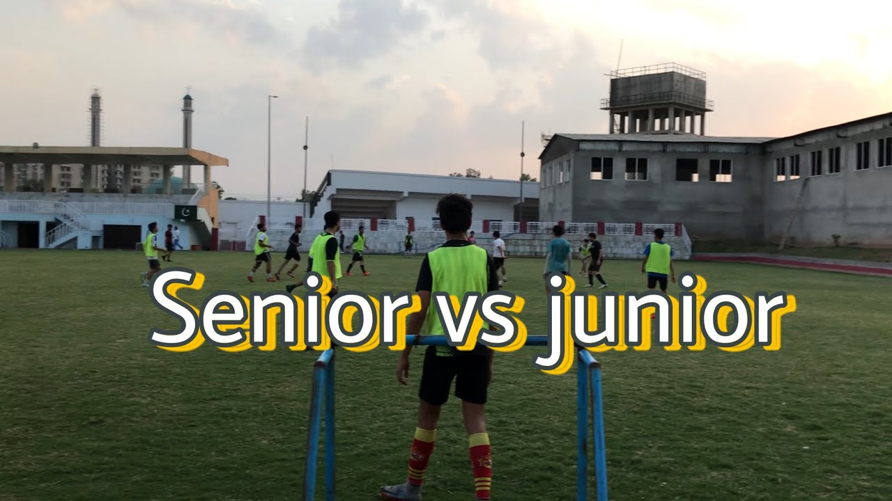 Football match | junior vs senior | HSC football academy | pathan vlogs ...