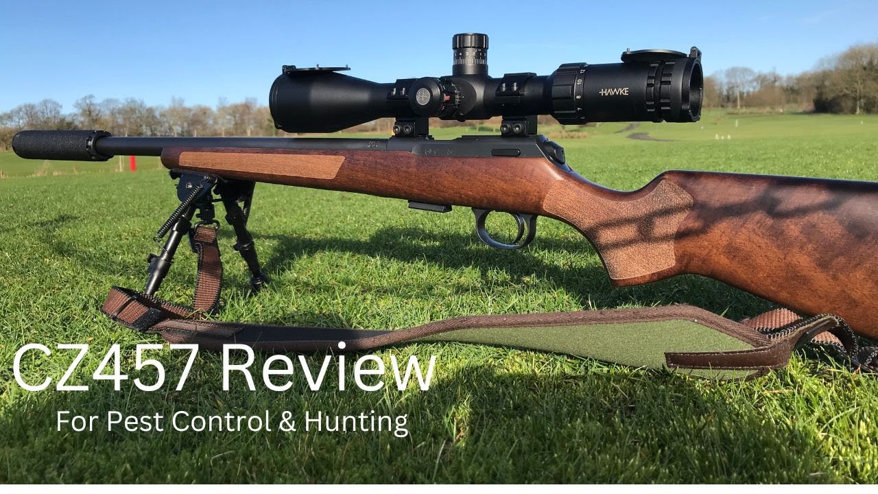 CZ457 22lr Review for Pest Control & Hunting - YouTube