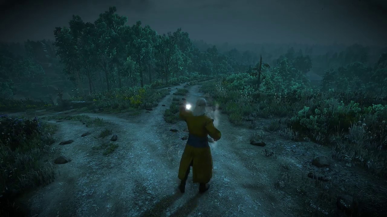 The Witcher 3 - Mod Magical Un/Sheathe of Weapons - YouTube