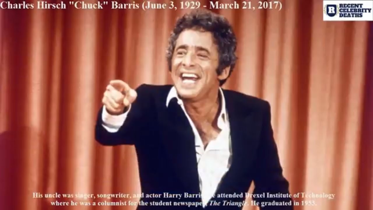 Celebrity Deaths! Who Died Today? R.I.P Charles Hirsch "Chuck" Barris ...