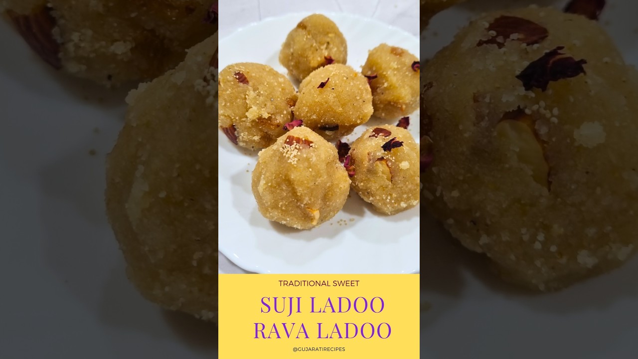 Suji Ladoo #recipe Rava Ladoo Traditional Indian Sweet for Festivals ...