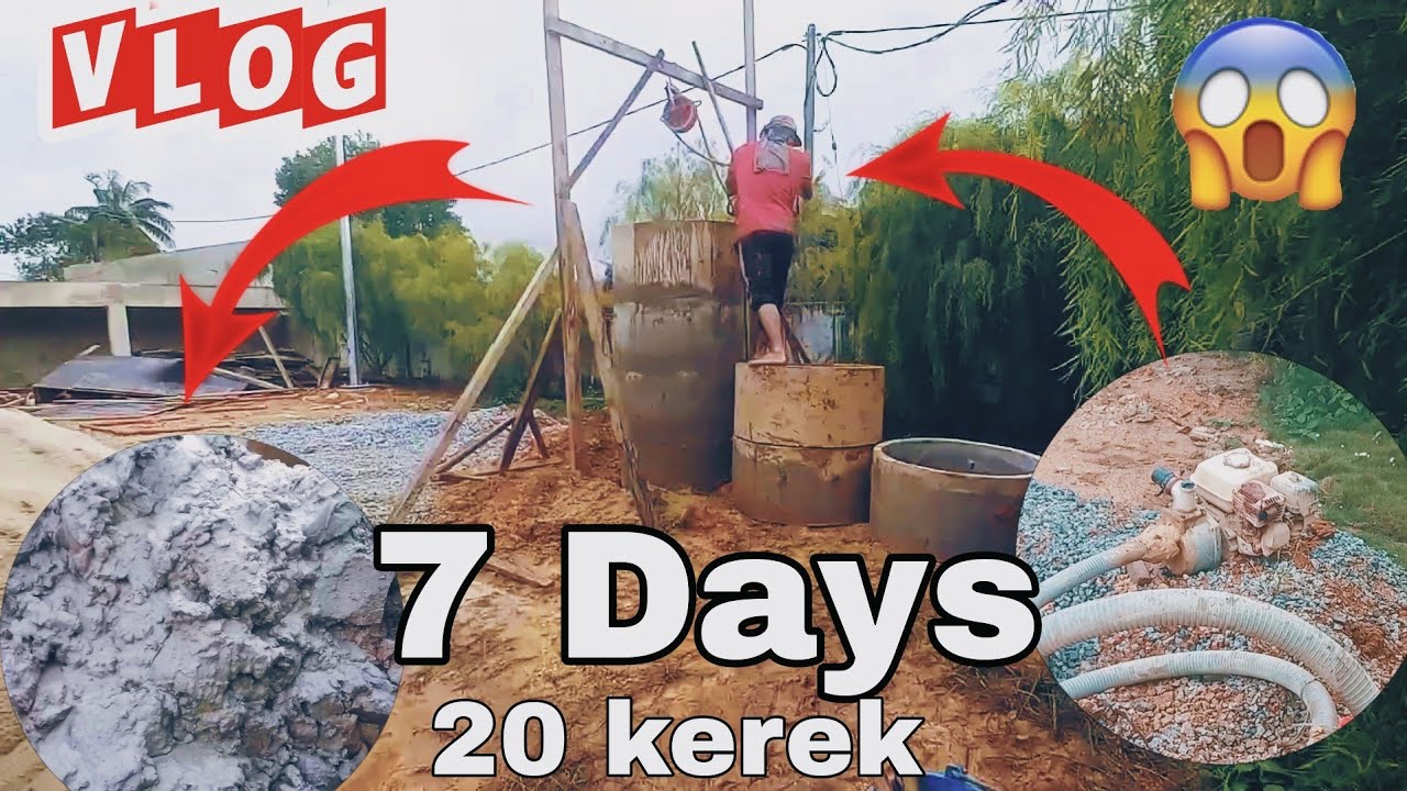 😏Aku tunjuk Proses Gali Telaga 20 kerek dalam masa 7 hari !!!😨 (video ...