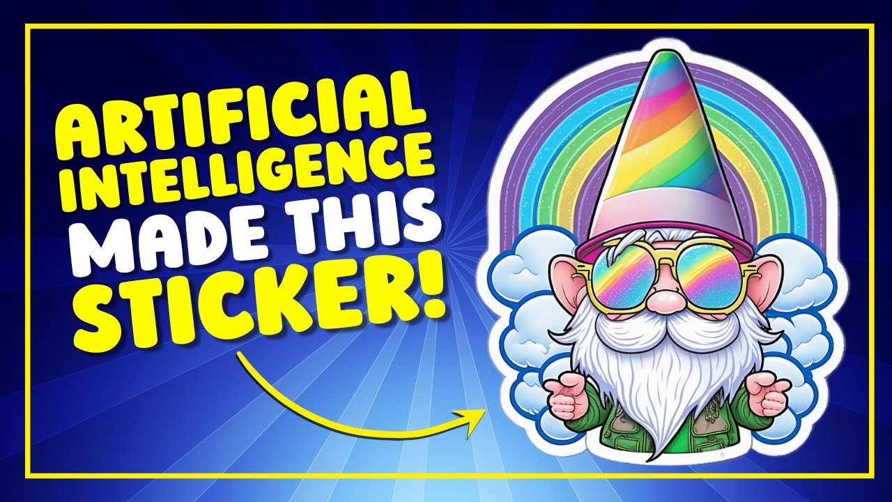 Can You Use Artificial Intelligence To Design Stickers? - YouTube