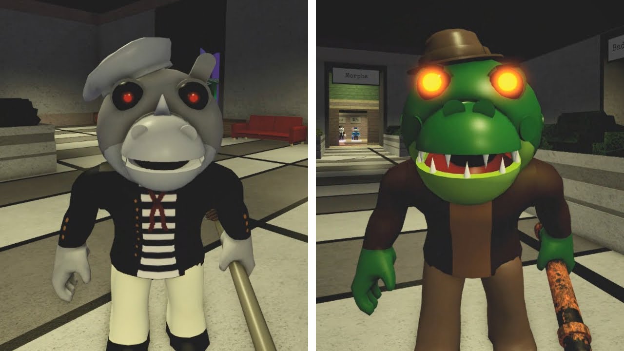 Piggy Alfis VS Piggy Rhino Jumpscare ~ Piggy New Update Jumpscare - YouTube