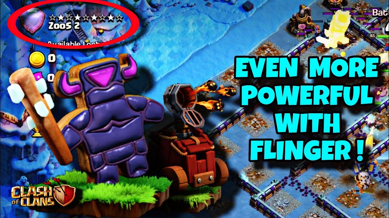 THIS STRATEGY IS EVEN MORE POWERFUL WITH FLAME FLINGER | CLASH OF CLANS ...