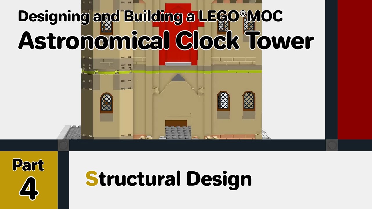LEGO Modular Astronomical Clock Tower MOC - Part 4: Structural Design ...