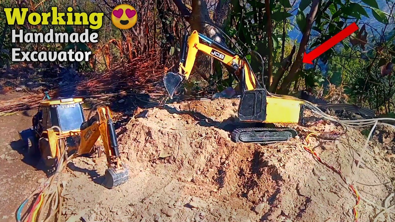 Working With My Handmade Excavator 😍 | Excavator making Complete 😊 ...