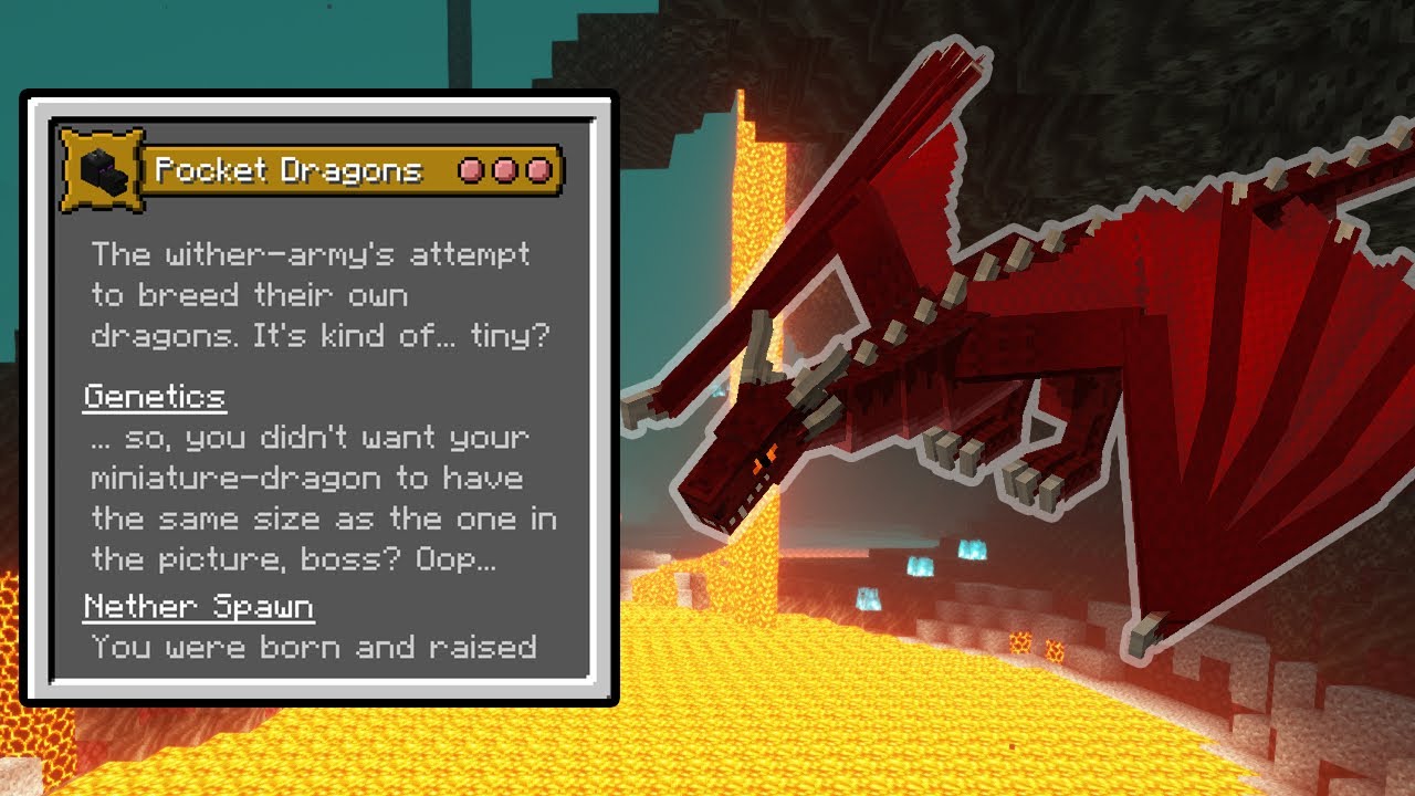Minecraft Origins Mod: Pocket Dragon: (Custom Origin) - YouTube