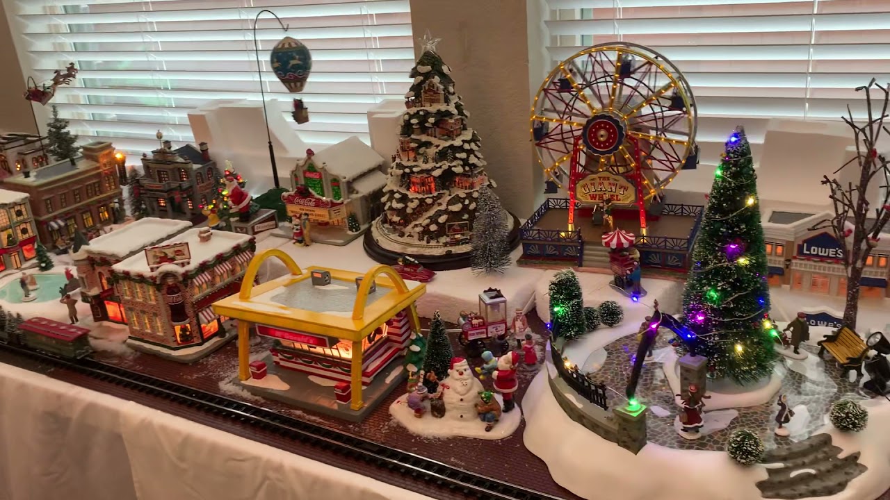2021 LEMAX TRAIN CHRISTMAS VILLAGE - YouTube