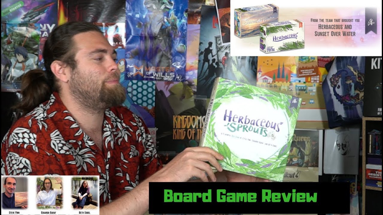 Herbaceous Sprouts - Kickstarter - Board Game Review - YouTube