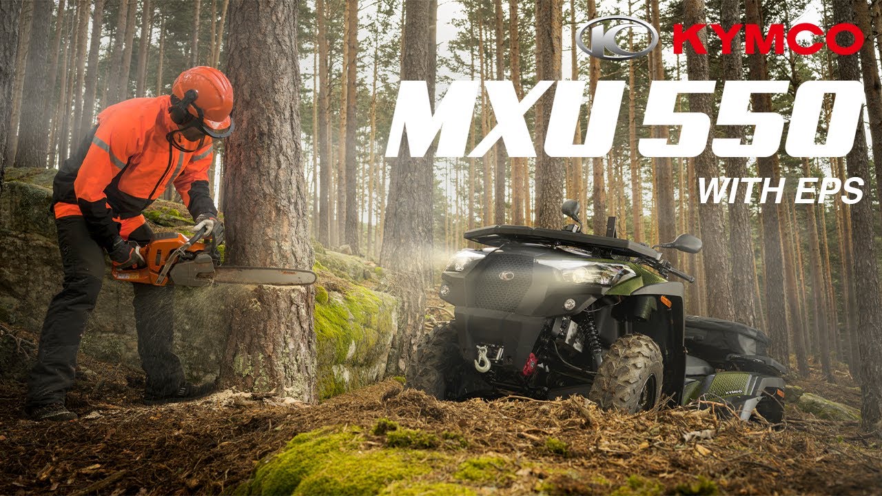 KYMCO MXU 550 EPS - The Perfect Agricultural ATV - YouTube