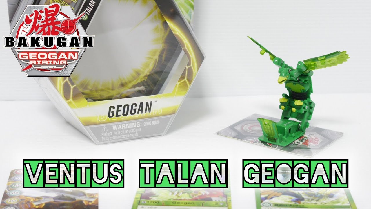 VENTUS TALAN Geogan Single Pack | Geogan Rising | BAKUGAN UNBOX - YouTube