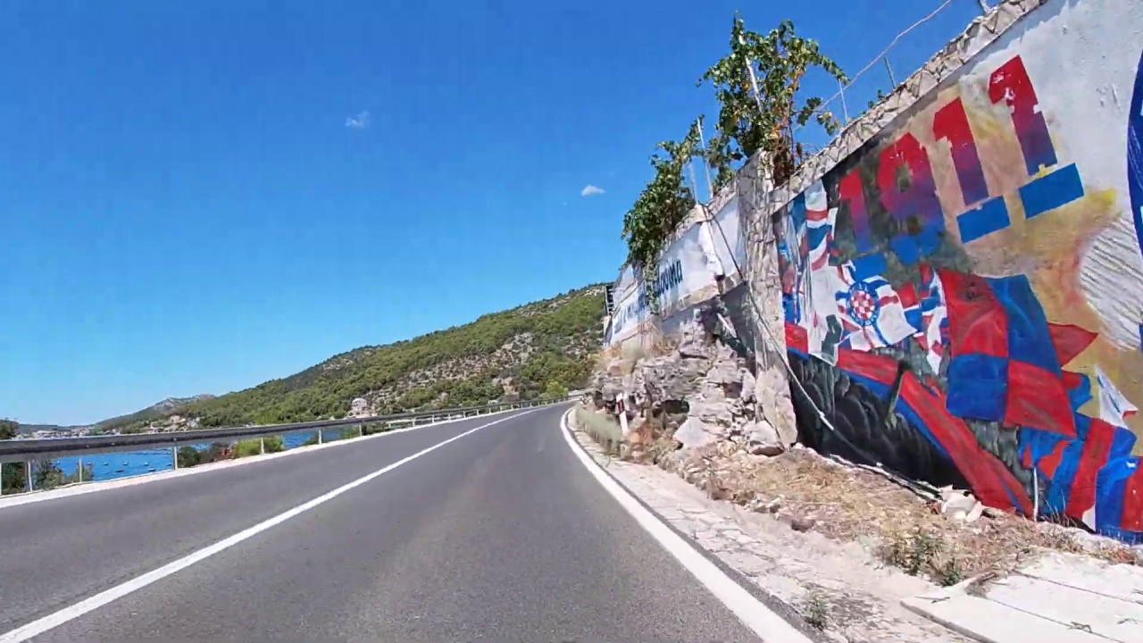 Vrsine - Croatia cycling, way to Marina 17/08/2019 - YouTube