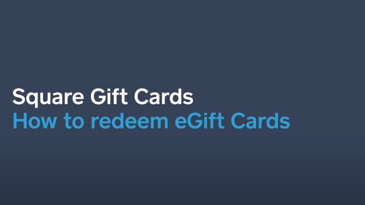 How To Redeem EGift Cards YouTube How To Redeem EGift Cards YouTube