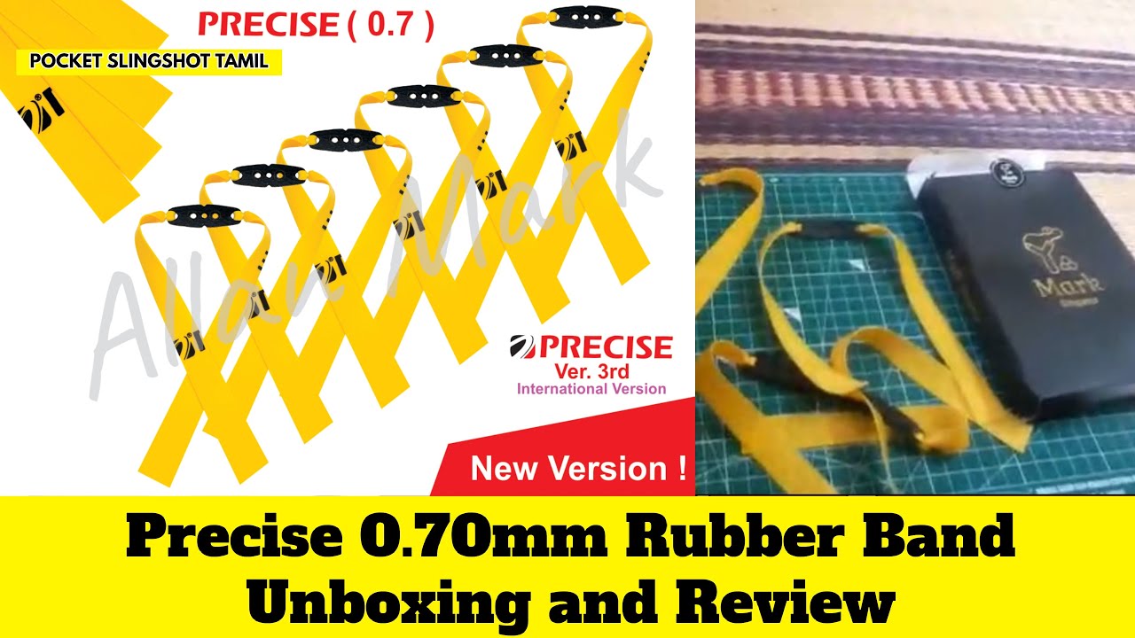 Precise 0.70mm Rubber Band Unboxing and Review | Happy Customer - YouTube