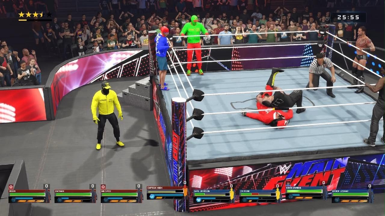WWE 2K25 The Living Legends vs mutiny Main Event Iron Man Match - YouTube