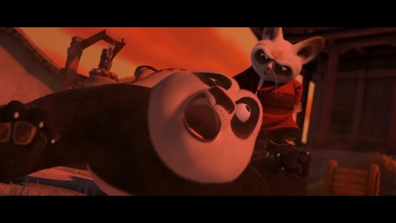 Master Shifu and the furious five showing Po basic moves (Kung Fu Panda ...