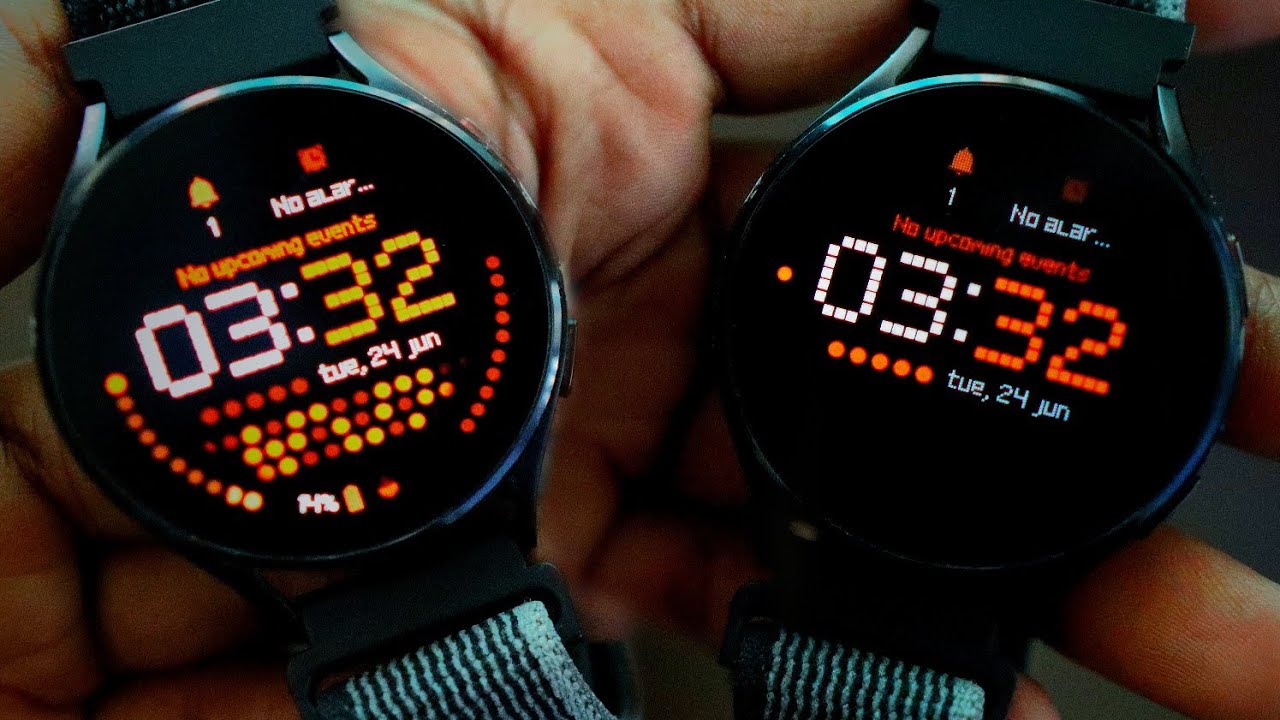 Secret Dot Matrix Style Most Functional Watchface For Samsung Galaxy ...