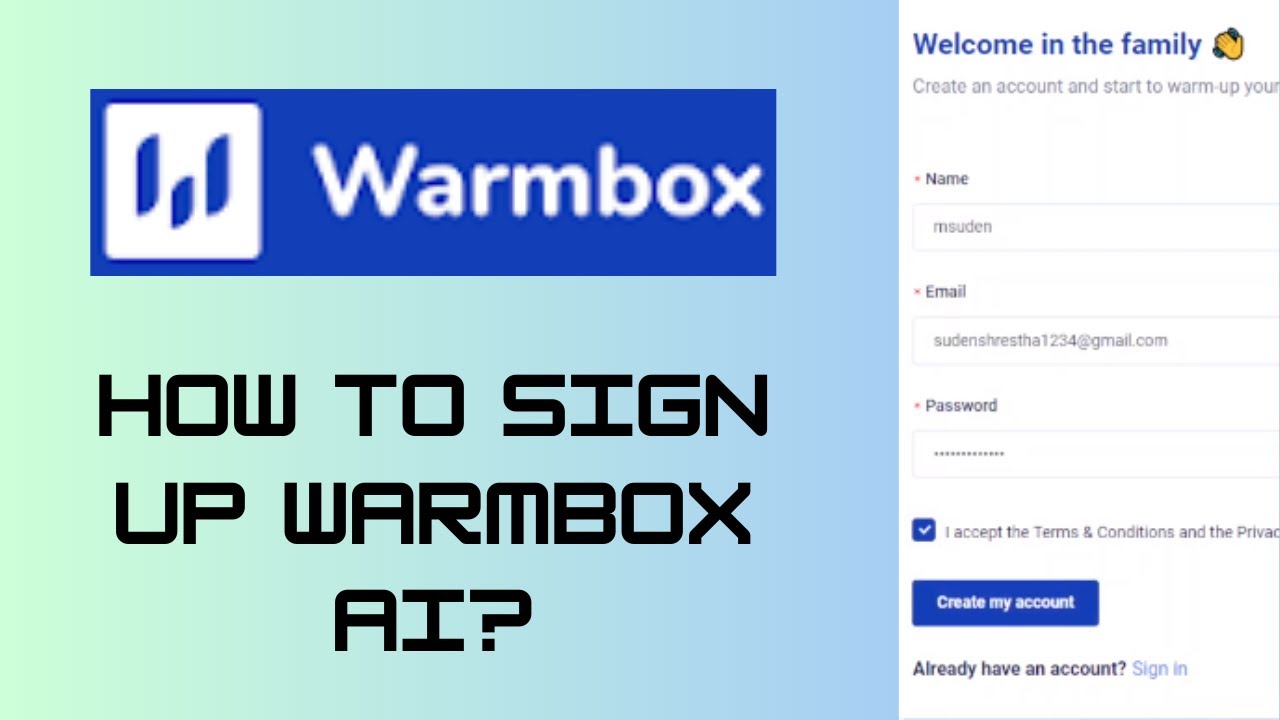 How to Sign up Warmbox AI? Make Warmbox AI Account Online | Art AI ...