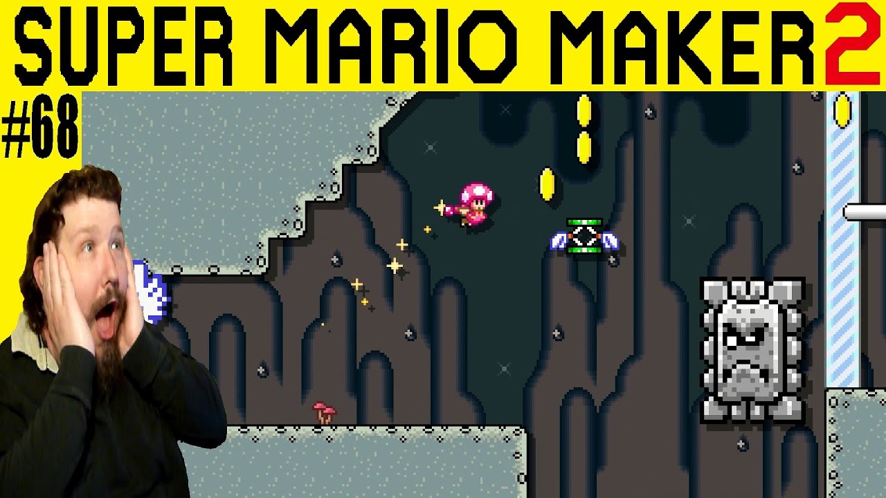 Let's Play Super Mario Maker 2 part 68 "Don't hold the spring!" - YouTube