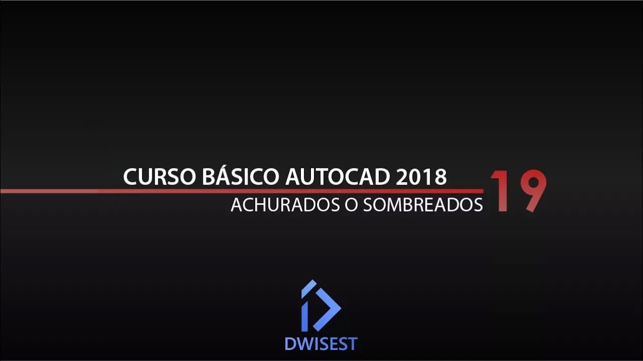 Autocad 2018 - Sombreado o achurado - Tutorial básico 19 - YouTube