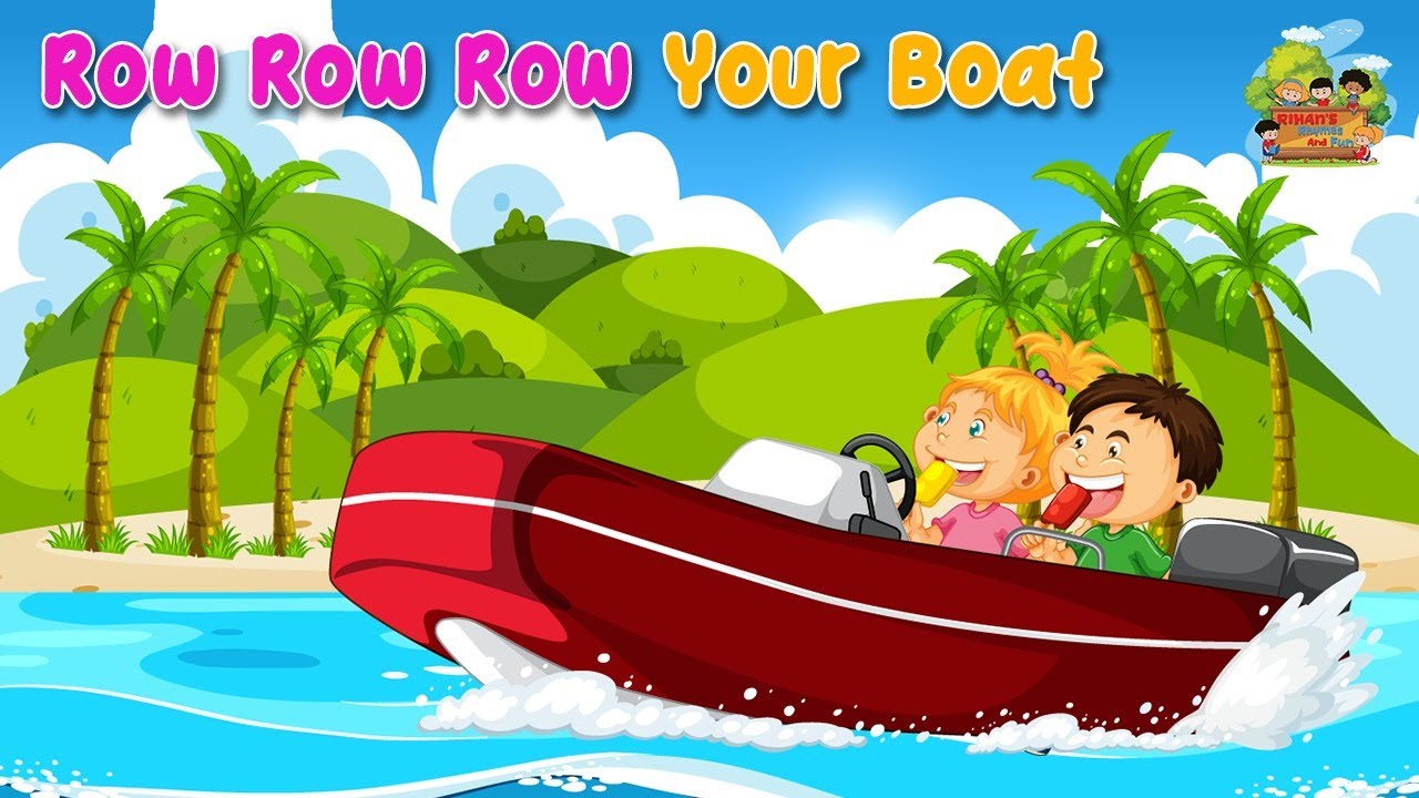 Row Row Row Your Boat | Fun Nursery Rhyme for Kids | Sing & Dance Along ...