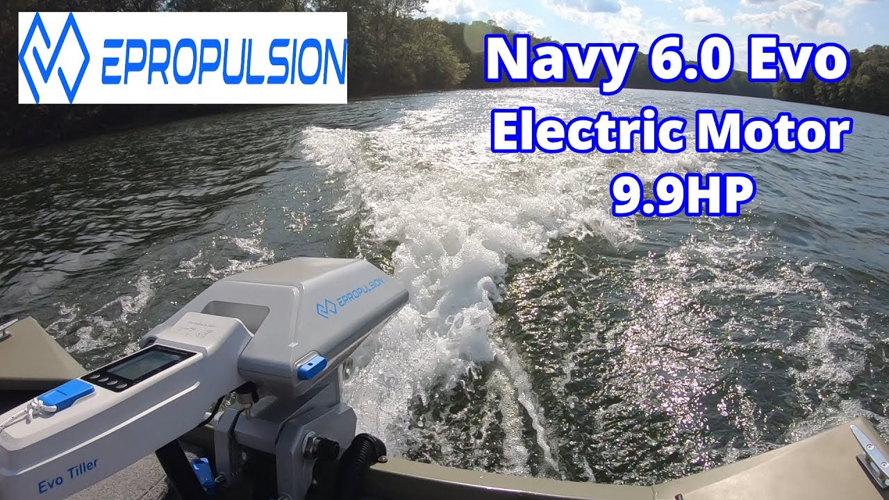 ePropulsion 2021 Navy 6.0 EVO Electric Outboard Motor {Unboxing ...