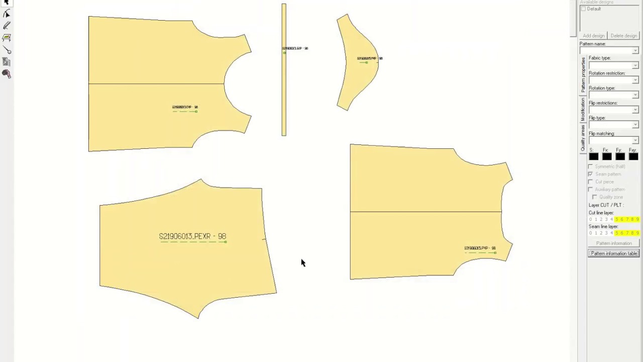 EXPORT / IMPORT DXF AAMA SEWING PATTERN FILES - YouTube