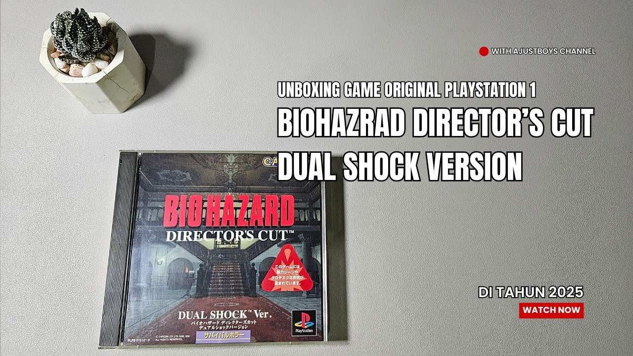 Unboxing CD Original BIOHAZARD Director's Cut PS1 - YouTube
