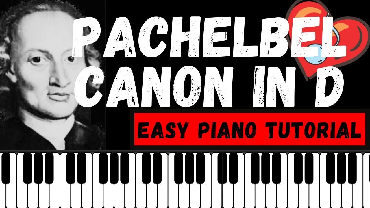 How To Play Canon In D For Beginners (Piano Tutorial with Sheet Music ...