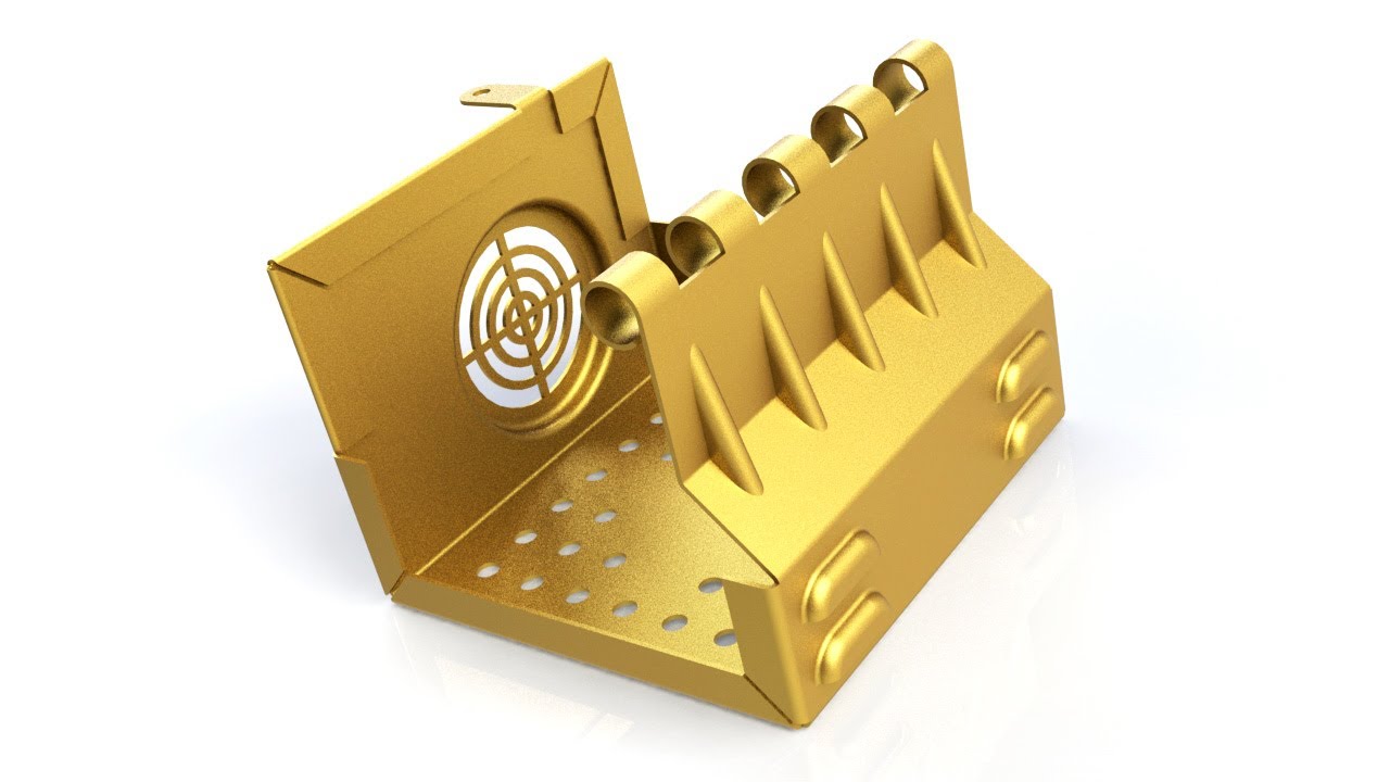 Solidworks: Sheet metal (29) - YouTube