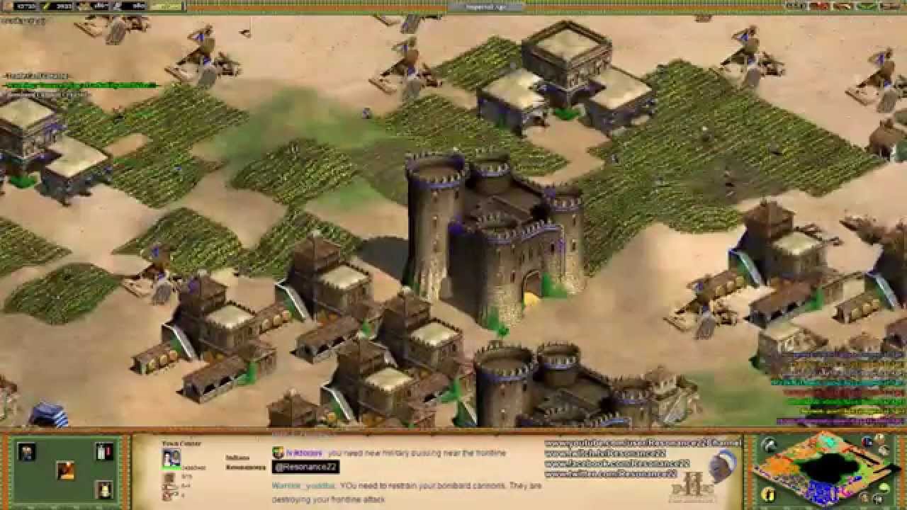 Aoe2 HD: 3v5 Oasis (Indians, Camel Rush) - YouTube