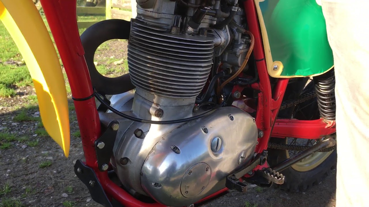 1977 RM Twinshock with BSA B44 victor engine - YouTube