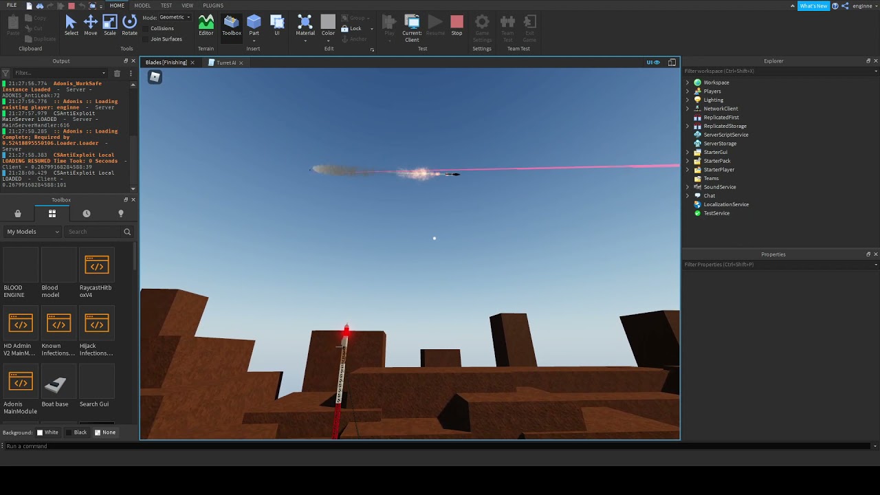 Roblox C-RAM Turret testing - YouTube