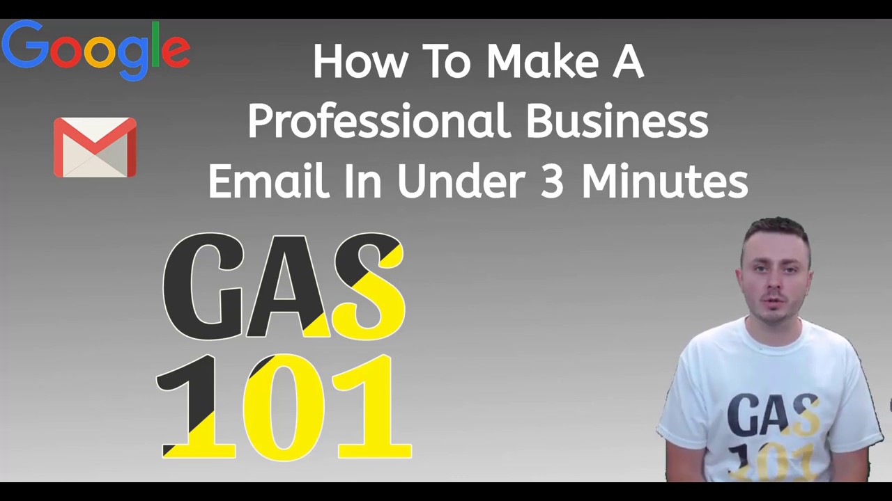 How to make a Professional Business Email using Gmail In Under 3 ...