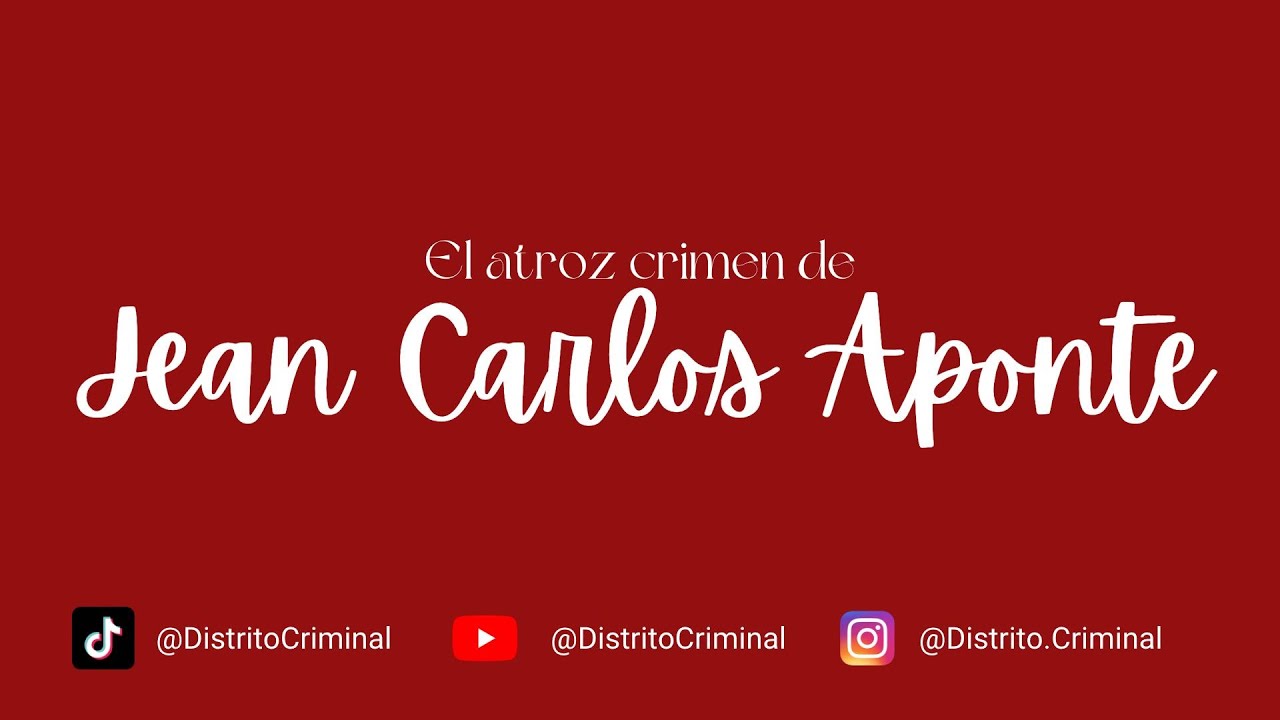 Jean Carlos Aponte: El hombre que le quitó la vida A TODA SU FAMILIA ...