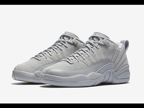 AIR JORDAN 12 WOLF GREY LOW ONBOXING - YouTube