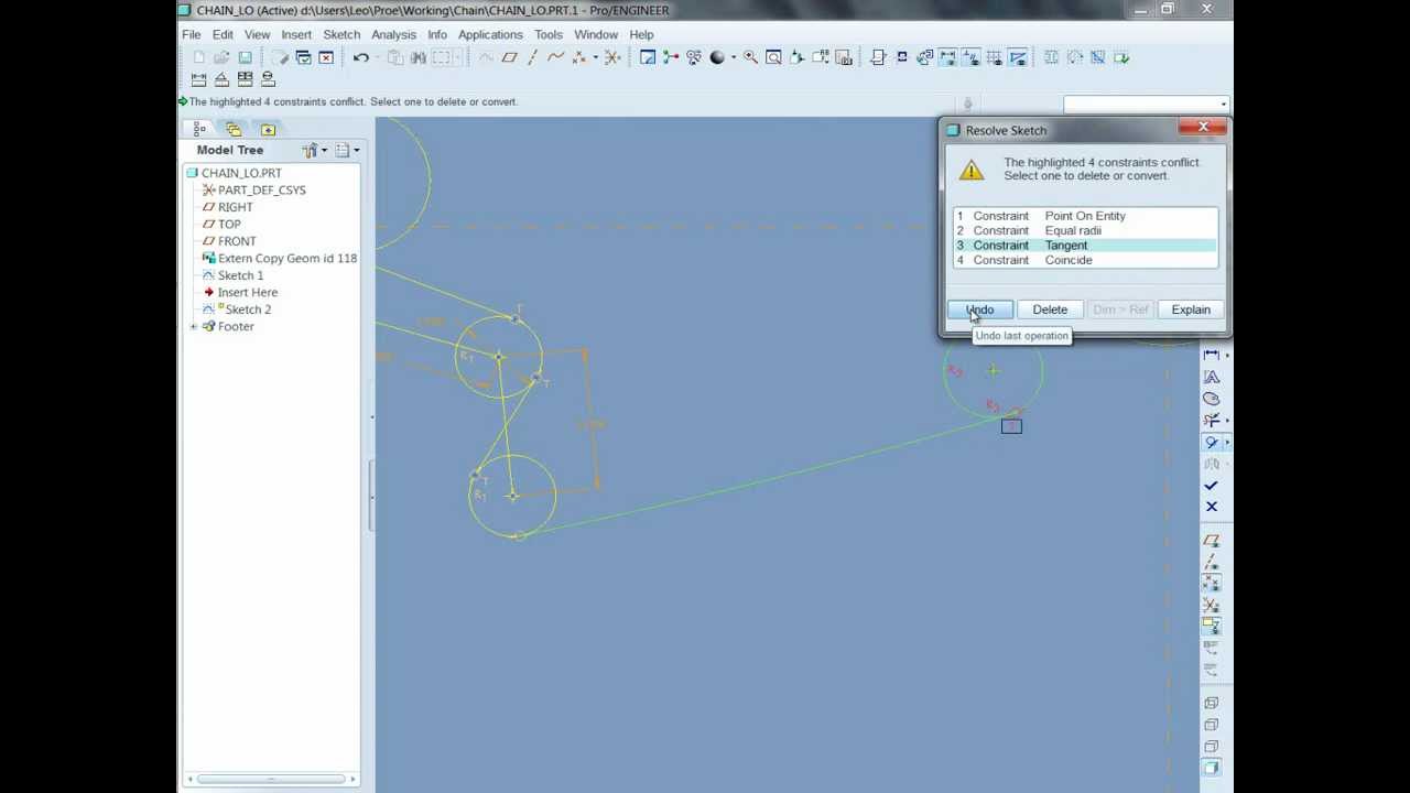 Chain-Track CAD Modelding with Patterns - Part 2 - YouTube