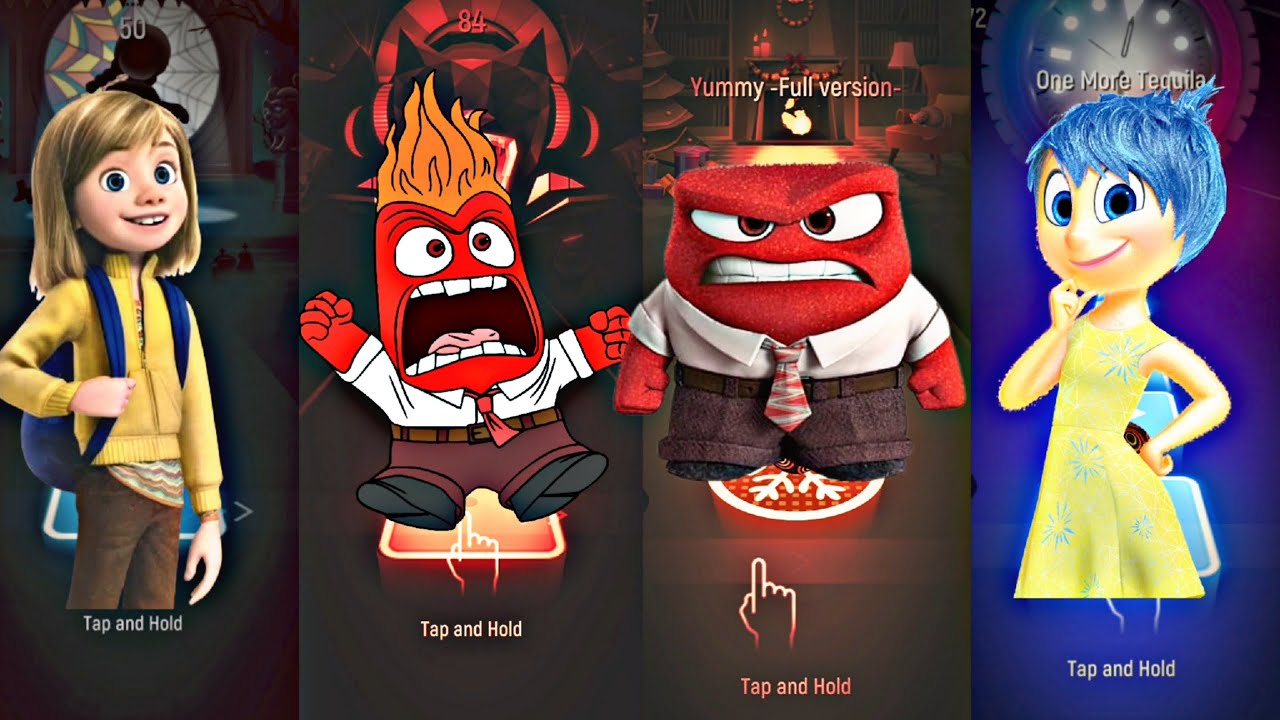 Inside Out Riley, Anger, Joy Coffin Dance - YouTube