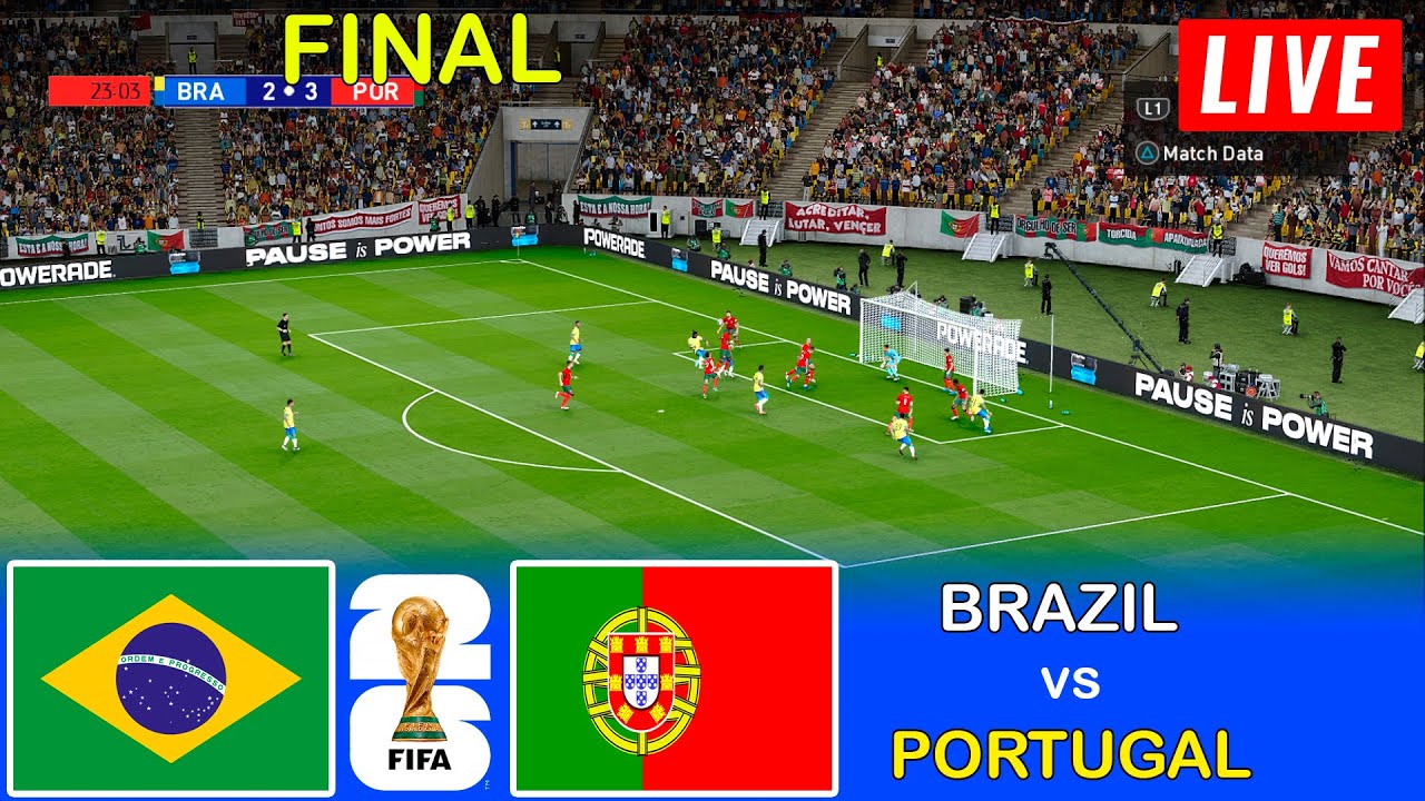 BRAZIL vs PORTUFAL - FINAL FIFA World Cup 2026 USA Full Match All Goals ...