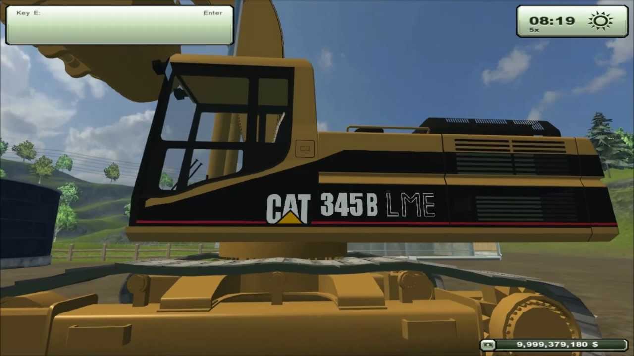 Cat345B Excavator mod for Farming Simulator 2013 Part of the Cat Fleet ...