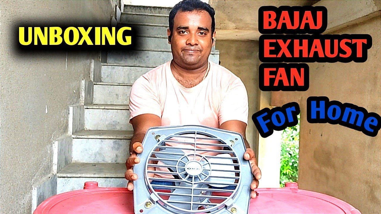 Bajaj EXHAUST Fan For Home & Kitchen Unboxing Video //EXHAUST Fan Bajaj ...