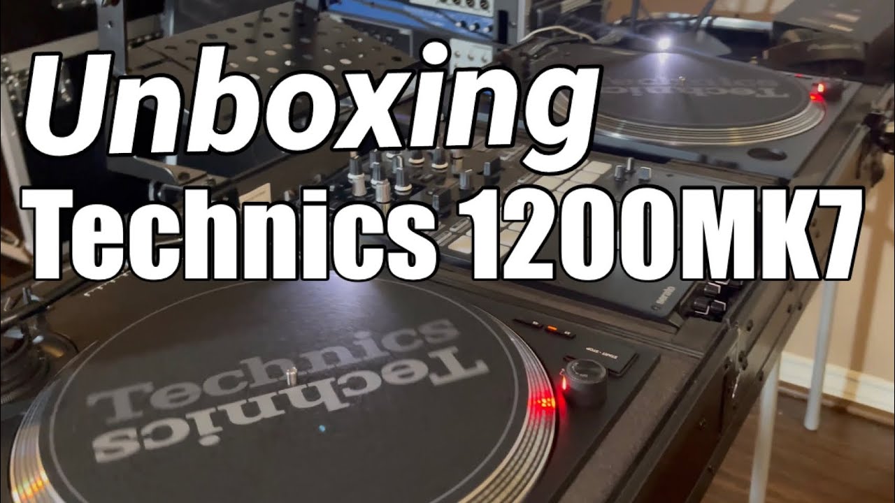 Unboxing Technics 1200MK7 - YouTube
