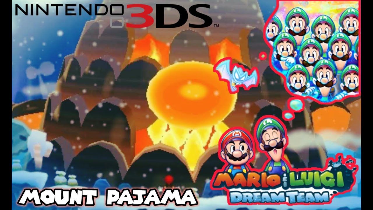 Mario & Luigi Dream Team: Mount Pajama Nintendo 3DS Live Stream - YouTube