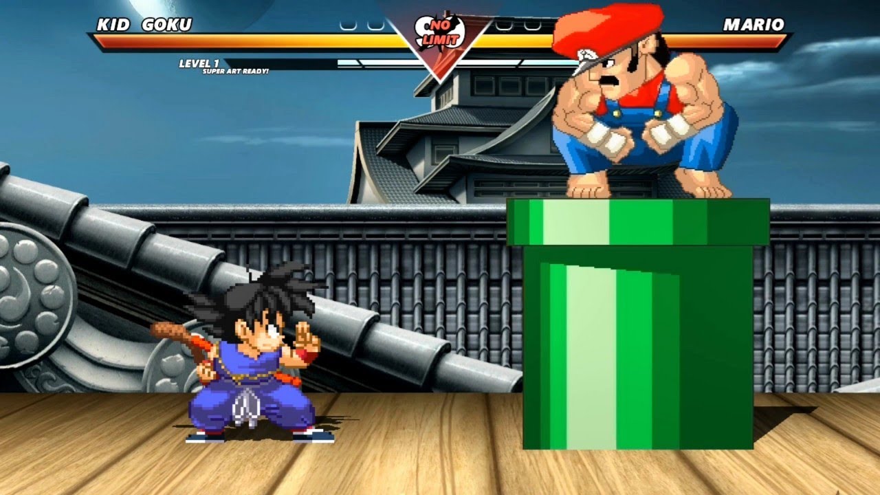 KID GOKU vs MARIO - Highest Level Insane Fight! - YouTube