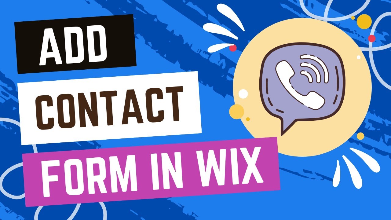 How to Add a Contact Form to Your Wix Website - YouTube